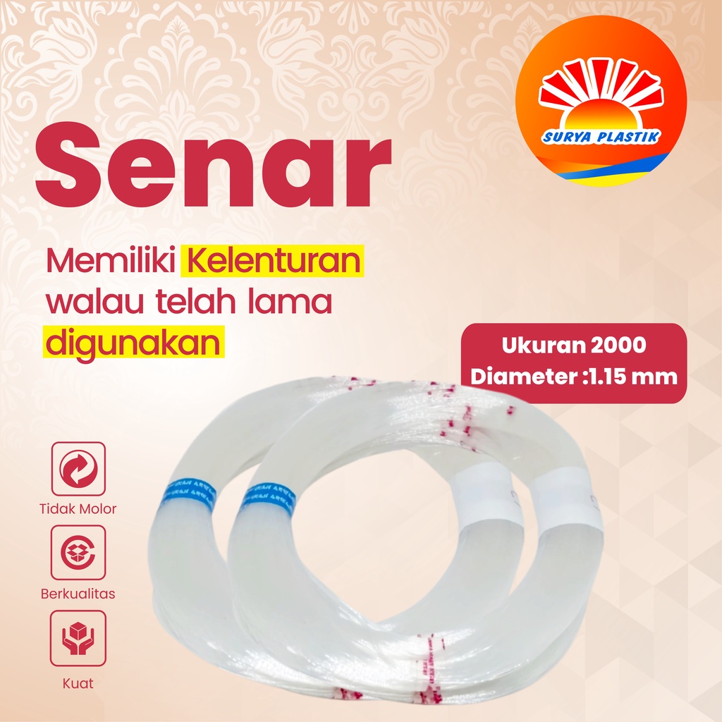 Jual Senar Ukuran 2000 Serbaguna | Shopee Indonesia