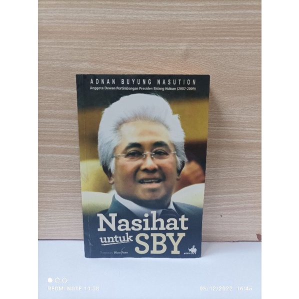 Jual Buku Nasihat Untuk SBY By Adnan Buyung Nasution | Shopee Indonesia
