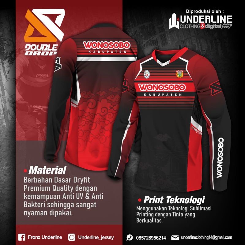 Jual Custom jersey sepeda downhill / enduro / gowes | Shopee Indonesia