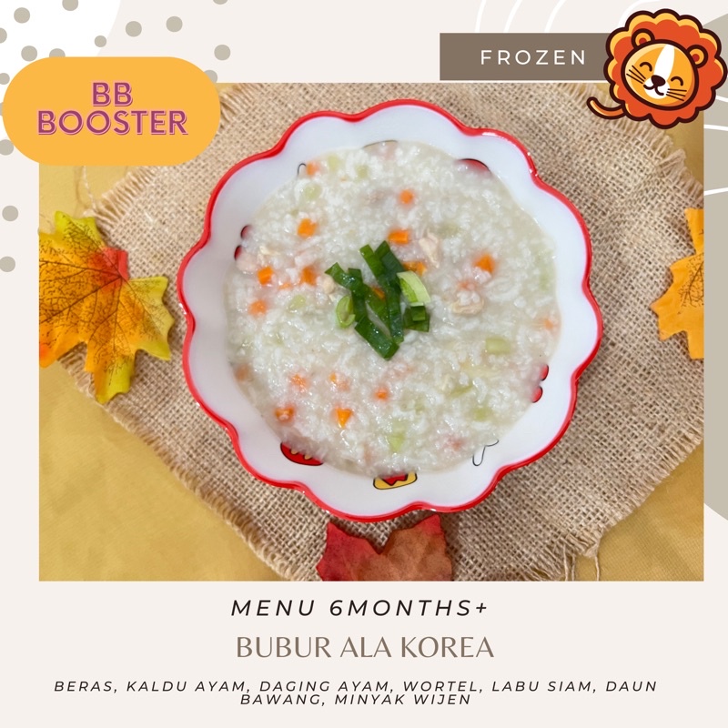 Jual BUBUR ALA KOREA BUBUR MPASI 6 BULAN - 12 BULAN BUBUR BB BOOSTER ...