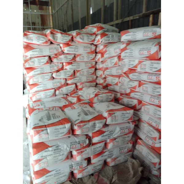 Jual semen plester mortar bata ringan S77 40kg | Shopee Indonesia