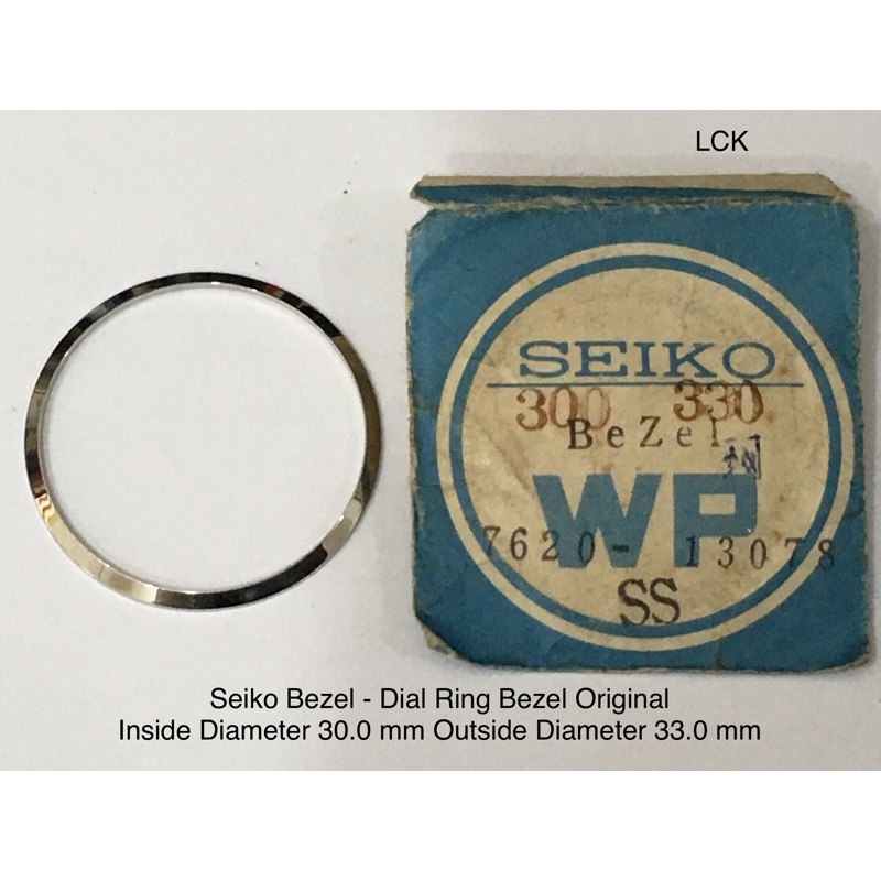 Jual Genuine Seiko Bezel Ring Part 8333xxx / Dial Ring Bezel Seiko ...