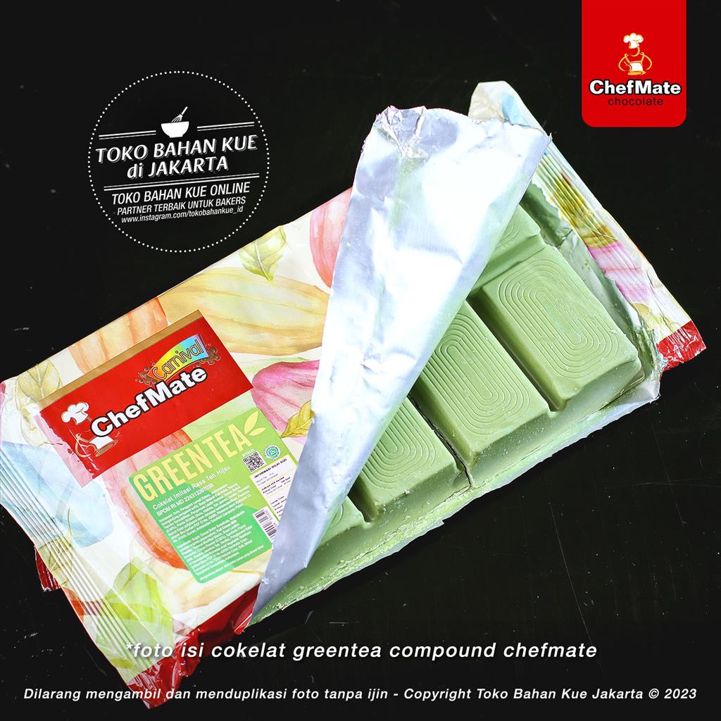 Jual Chefmate GREEN TEA 250gr Coklat Carnival Greentea Batang Compound ...