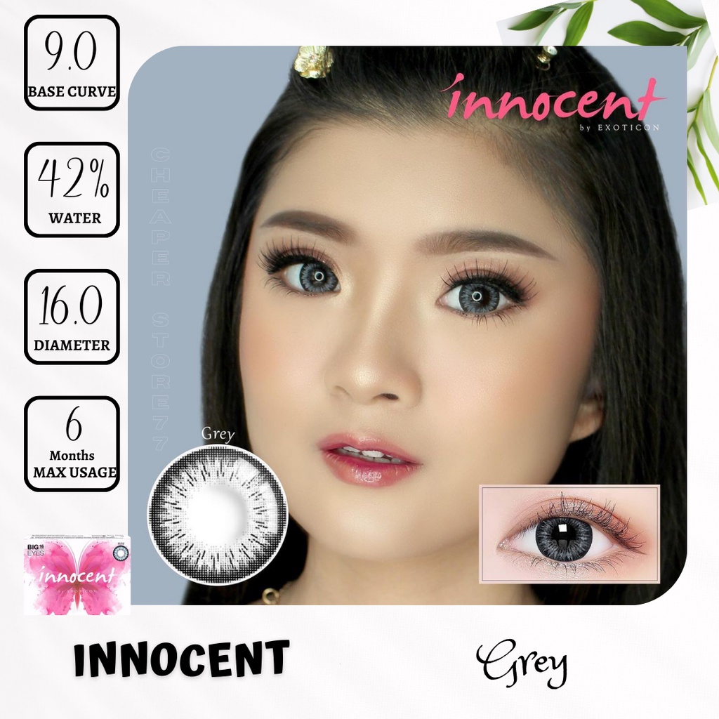 Jual SOFTLENS INNOCENT & NEW INNOCENT DIA. 16.00MM BIG EYES BY EXOTICON - NORMAL | Shopee Indonesia