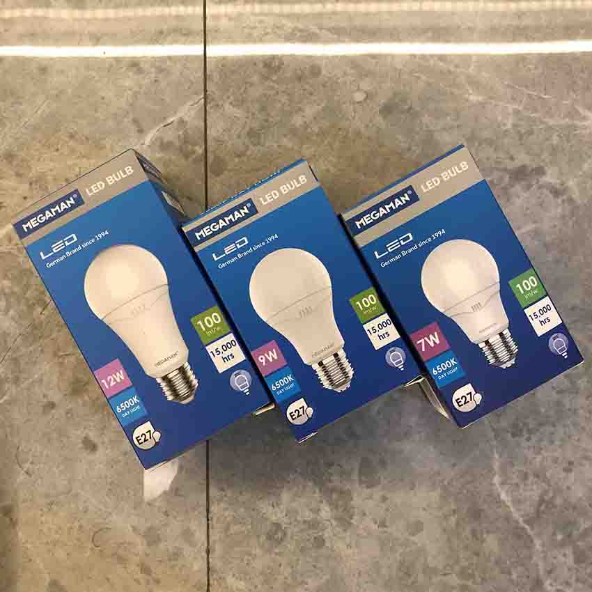 Jual LAMPU MEGAMAN (PUTIH) LED BULD 7w/ 9w/12w - 1pcs | Shopee Indonesia