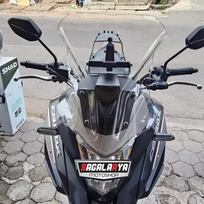 Jual Windshield Visor Windshield Honda Cb150X Cb150 X Model Bmw Gs Mika ...