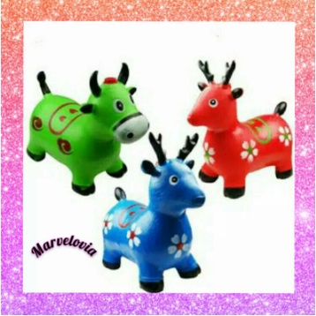 Jual Mainan Anak Kuda Kudaan sapi rusa Lompat Lompatan | Shopee Indonesia