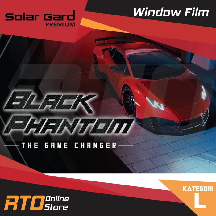 Jual Kaca Film Depan Solar Gard Premium Black Phantom Kategori Large | Shopee Indonesia