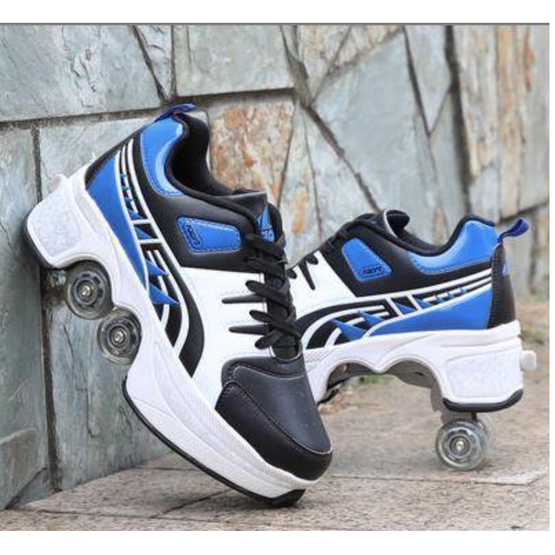 Jual sepatu roda 4 roda kick roller shoes roller skates roler shoe ...