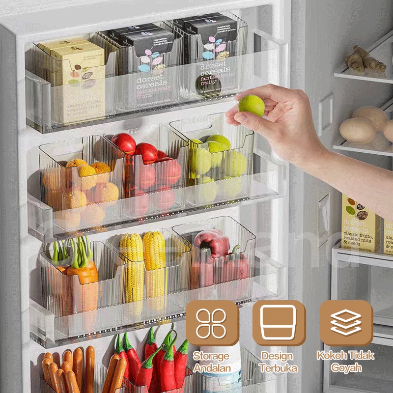 Jual Greenland Kotak Penyimpanan Makanan Bumbu Sayur Buah Kulkas ...