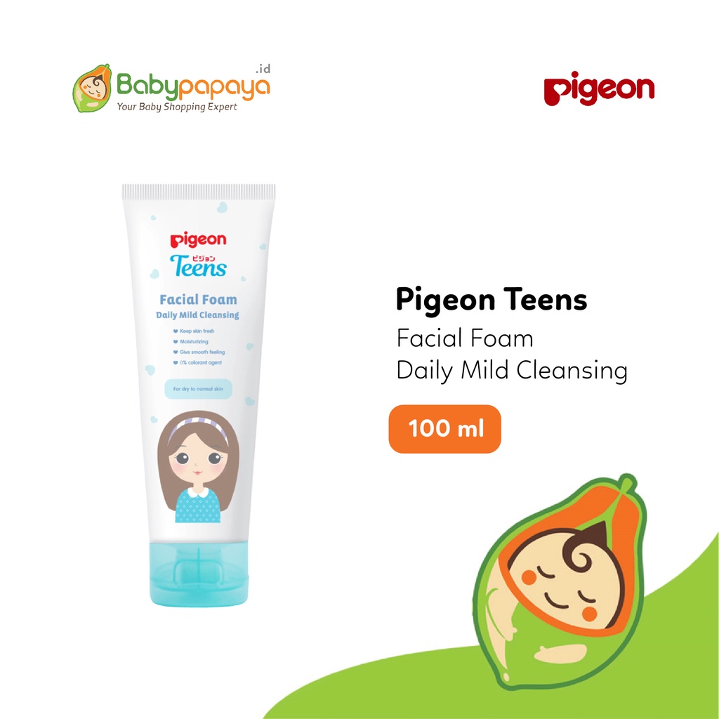 Jual PIGEON TEENS Facial Foam Daily Mild Cleansing 100 ml | Shopee ...