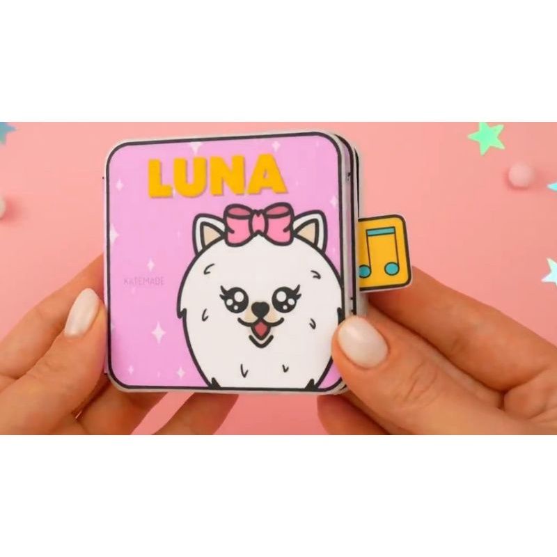 Jual Luna little dog viral paper doll quite book mainan edukasi anak ...