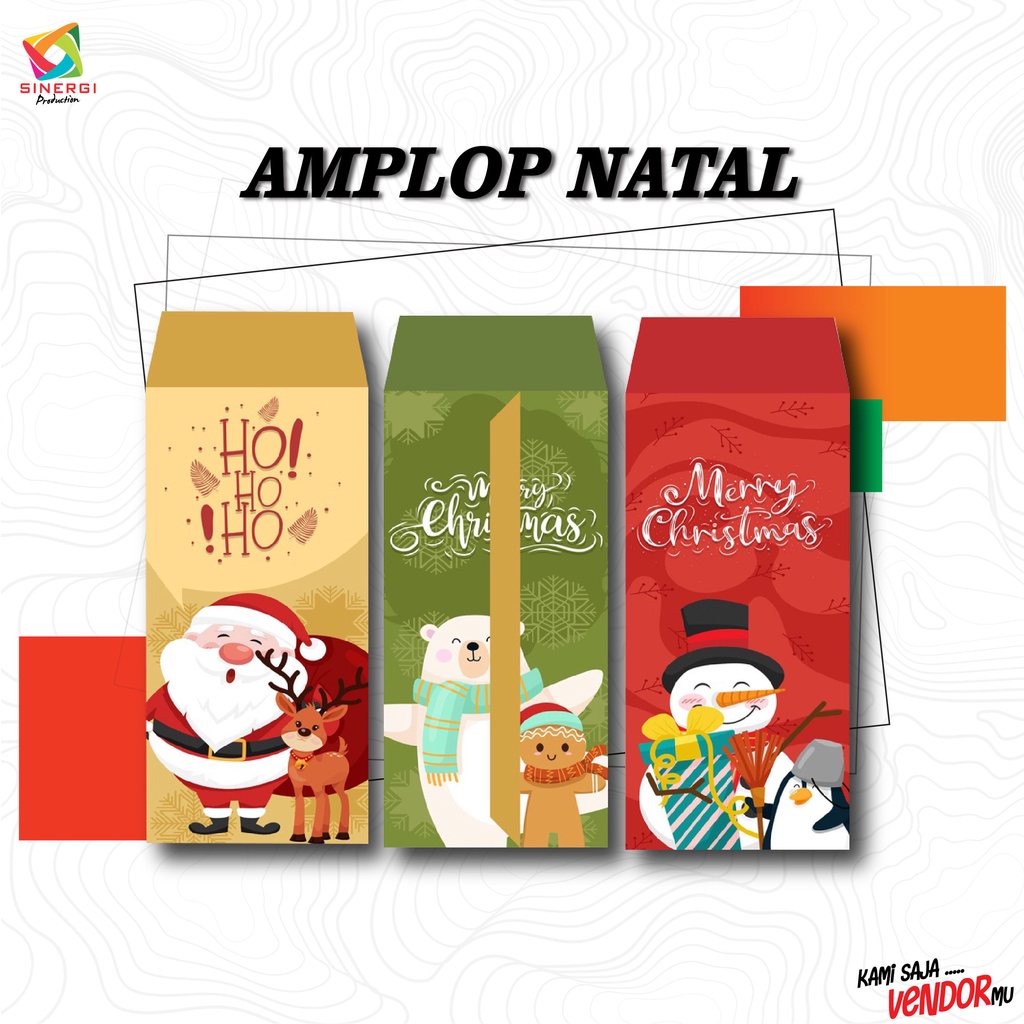 Jual amplop natal custom | Shopee Indonesia