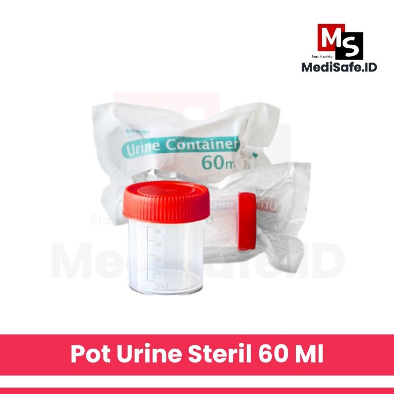 Jual Urine Container 60 Ml Sterile Pot Urin / Satuan | Shopee Indonesia