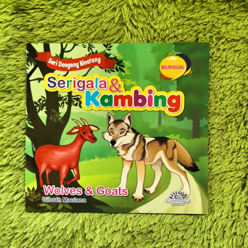 Jual ORIGINAL BUKU DONGENG CERITA ANAK SERI DONGENG BINATANG BILINGUAL ...