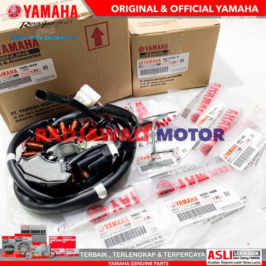 Jual SPULL, SPOOL, STATOR, SPUL SET AEROX 155 VVA (B63) , LEXI ASSY ASLI ORIGINAL YAMAHA 99999 ...