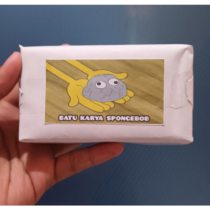 Jual Miniatur Batu Patrick dan Batu Mata Spongebob | Shopee Indonesia