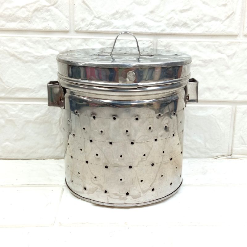 Jual Saringan teh stainless jumbo D=12,5cm t=13cm (1028) | Shopee Indonesia