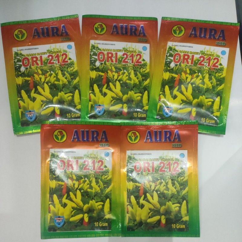 Jual Benih Cabai Rawit ORI 212 (10 GR) AURA SEED | Shopee Indonesia