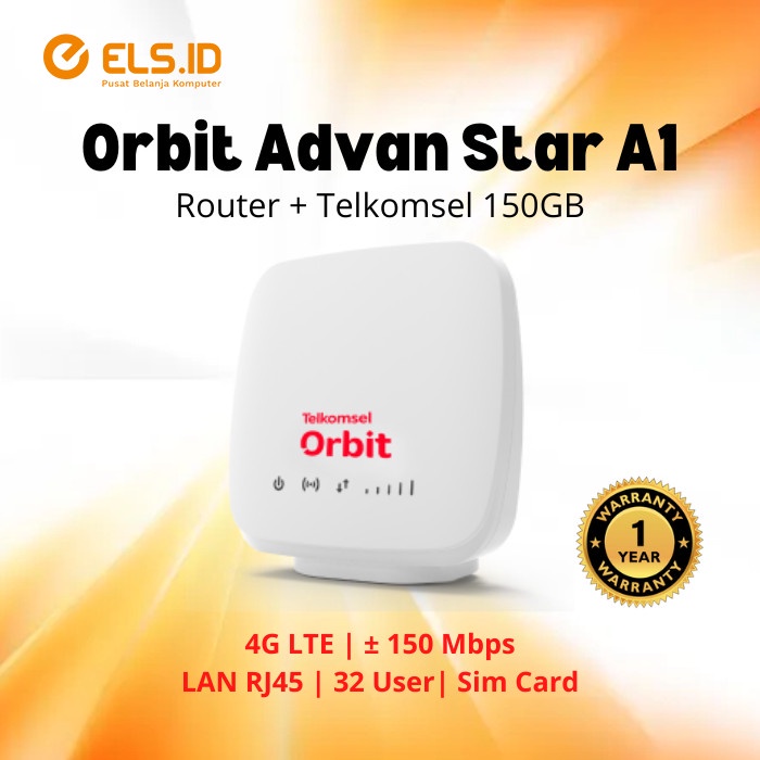 Jual Router Orbit Star A1 + Telkomsel 4G LTE | Shopee Indonesia