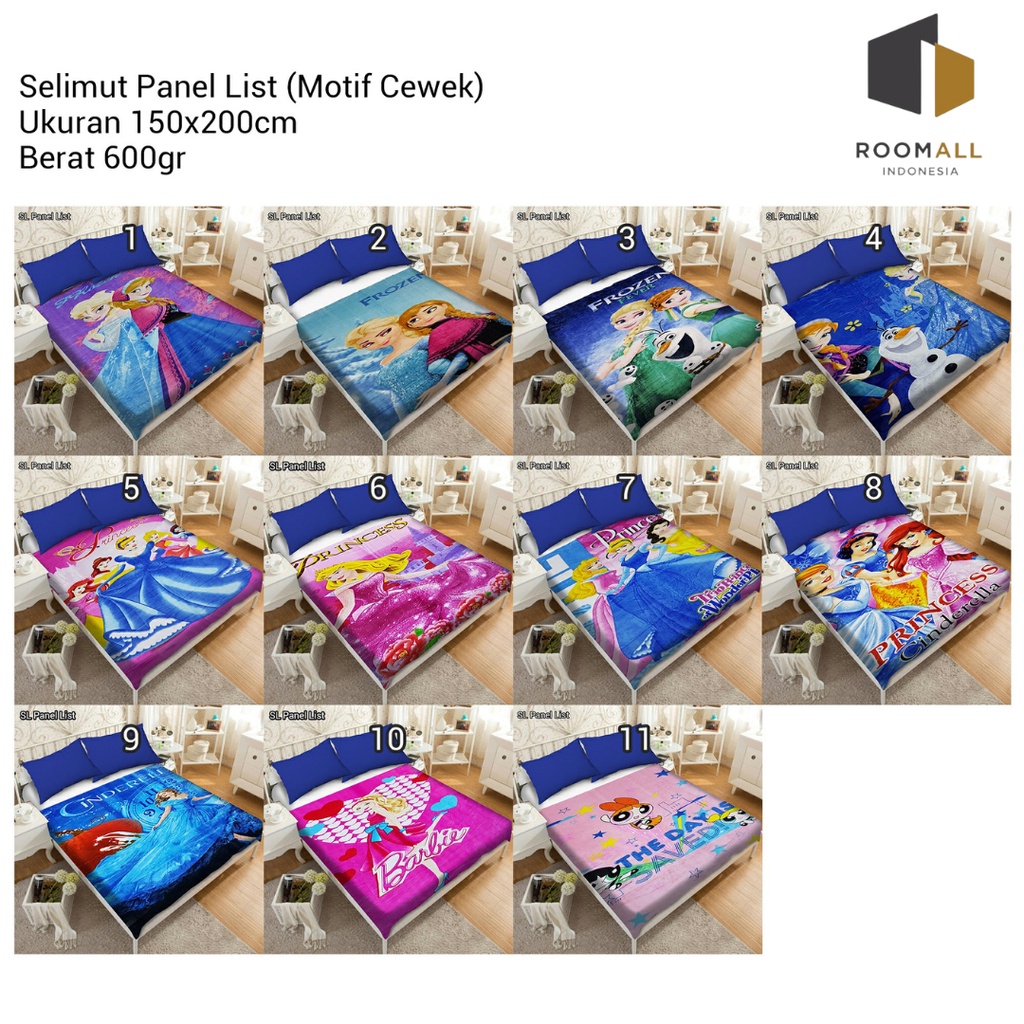 Jual Selimut Anak Karakter Ukuran 150x200 Selimut Motif Murah | Shopee ...