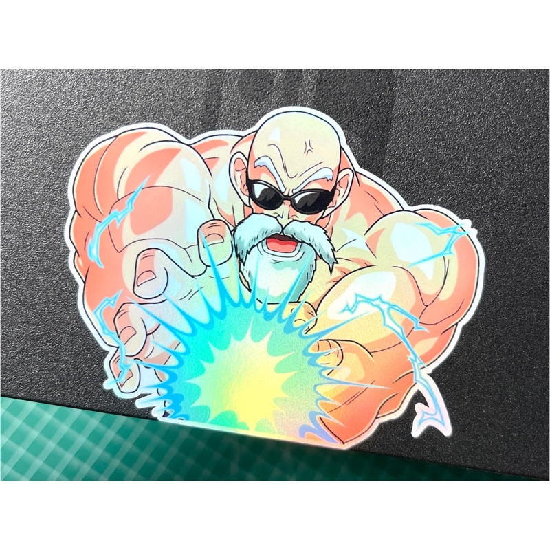 Jual Stiker Dragon Ball Master Roshi Kamehameha | Shopee Indonesia