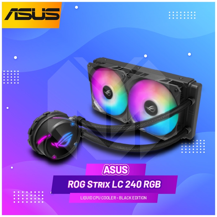 Jual ASUS ROG Strix LC 240 RGB liquid CPU cooler - Black Edition ...