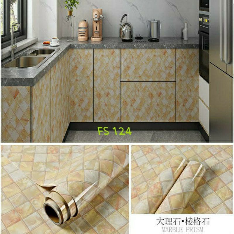 Jual Stiker Meja Stiker Motif Marmer Sticker Meja Wallpaper Motif ...