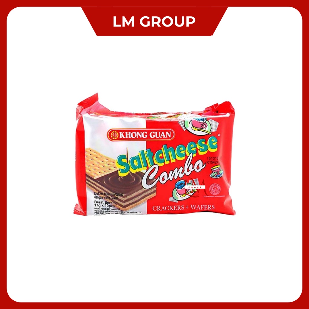 Jual Saltcheese Combo Biskuit Coklat Khong Guan 1 Pack Isi 10 pcs @20gr ...