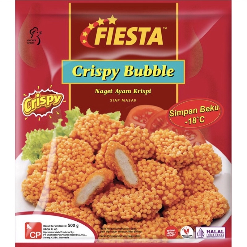 Jual FIESTA NUGET CRISPY BUBBLE / NAGET AYAM / NUGET CRISPY | Shopee ...