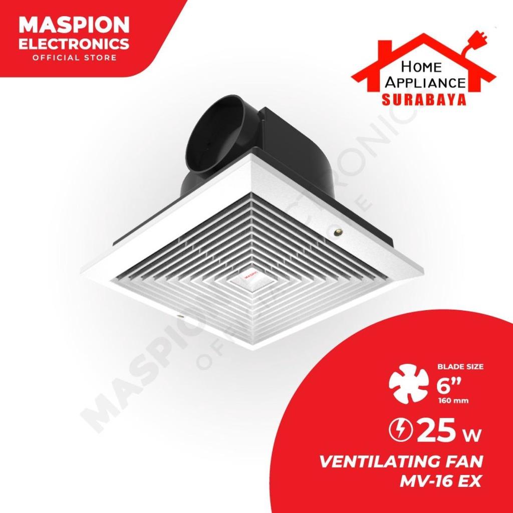 Jual MASPION Kipas Angin Hisap Plafon - Hexos Exhaust Fan Ceiling ...