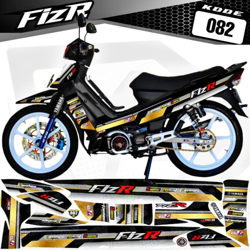 Jual Decal Sticker Striping Variasi F1ZR 110 2 Tak /Variasi Yamaha F1zr ...