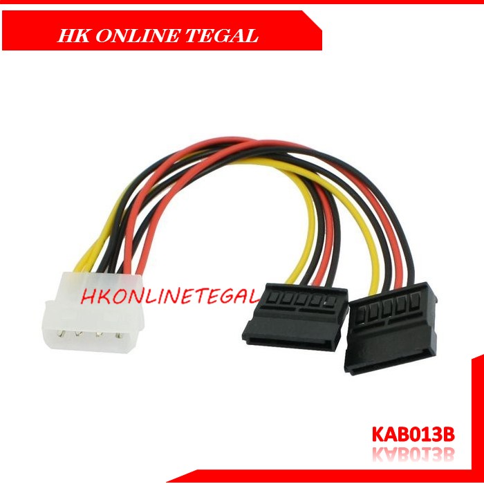 Jual Kabel Power SATA Double - Cabang for HDD - SSD | Shopee Indonesia