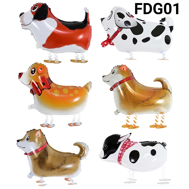 Jual FDG01 Balon foil anjing doggy poodle maltese pom tekel beagle ...