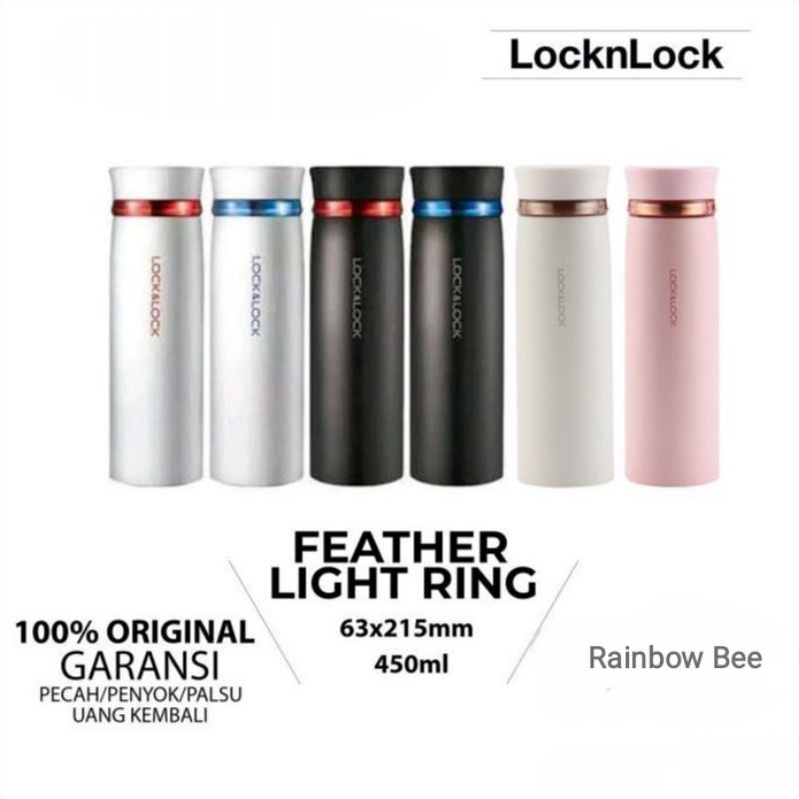 Jual LocknLock Feather Light Ring Vacuum Tumbler 450ml LHC4131 Lock n ...