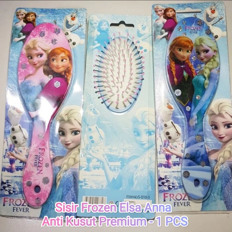 Jual LEBIH HEMAT 1 Set 3IN1 Frozen Elsa Anna + Sisir Anti Kusut Premium ...