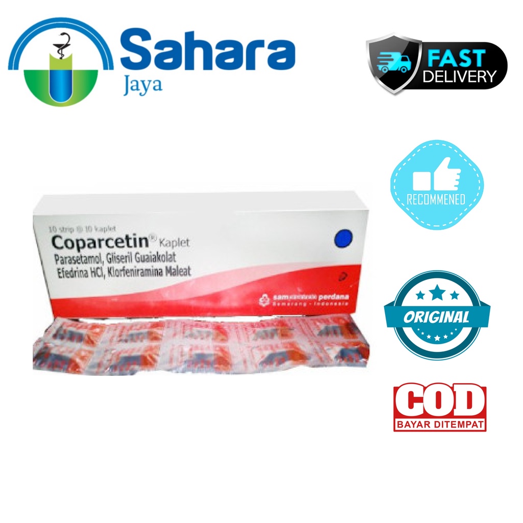 Jual [SJ] Coparcetin 10 Tablet PER STRIP / OBAT BATUK PILEK | Shopee ...