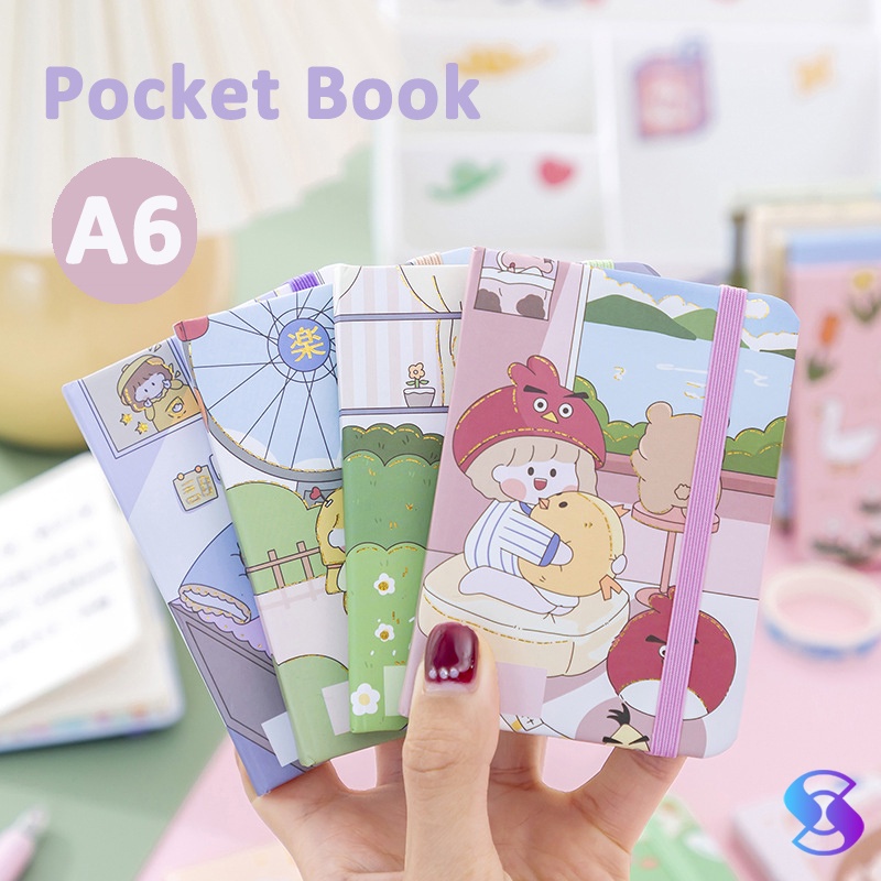 Jual Buku/Notebook saku kartun A6-96 halaman-Suning Mall | Shopee Indonesia