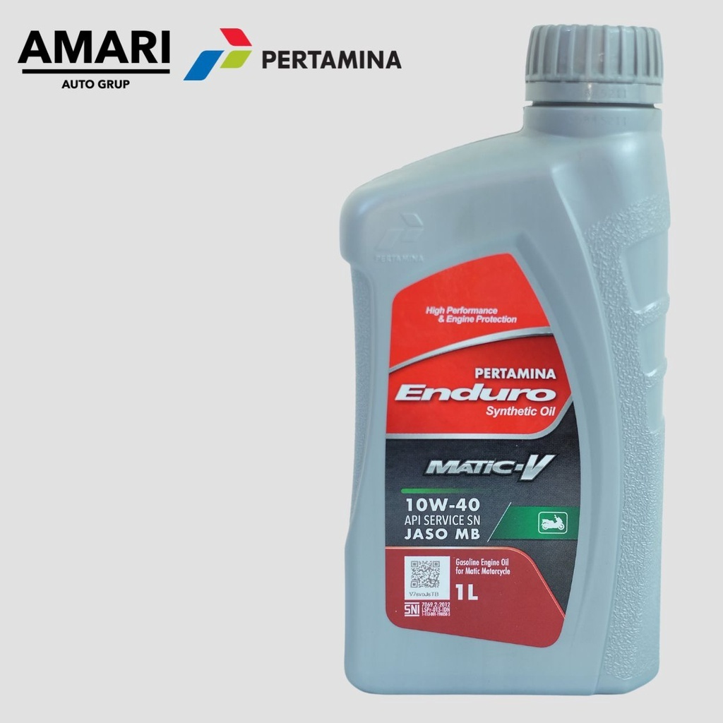 Jual Pertamina | Oli Motor Enduro Matic V 10W-40 1 Liter | Shopee Indonesia