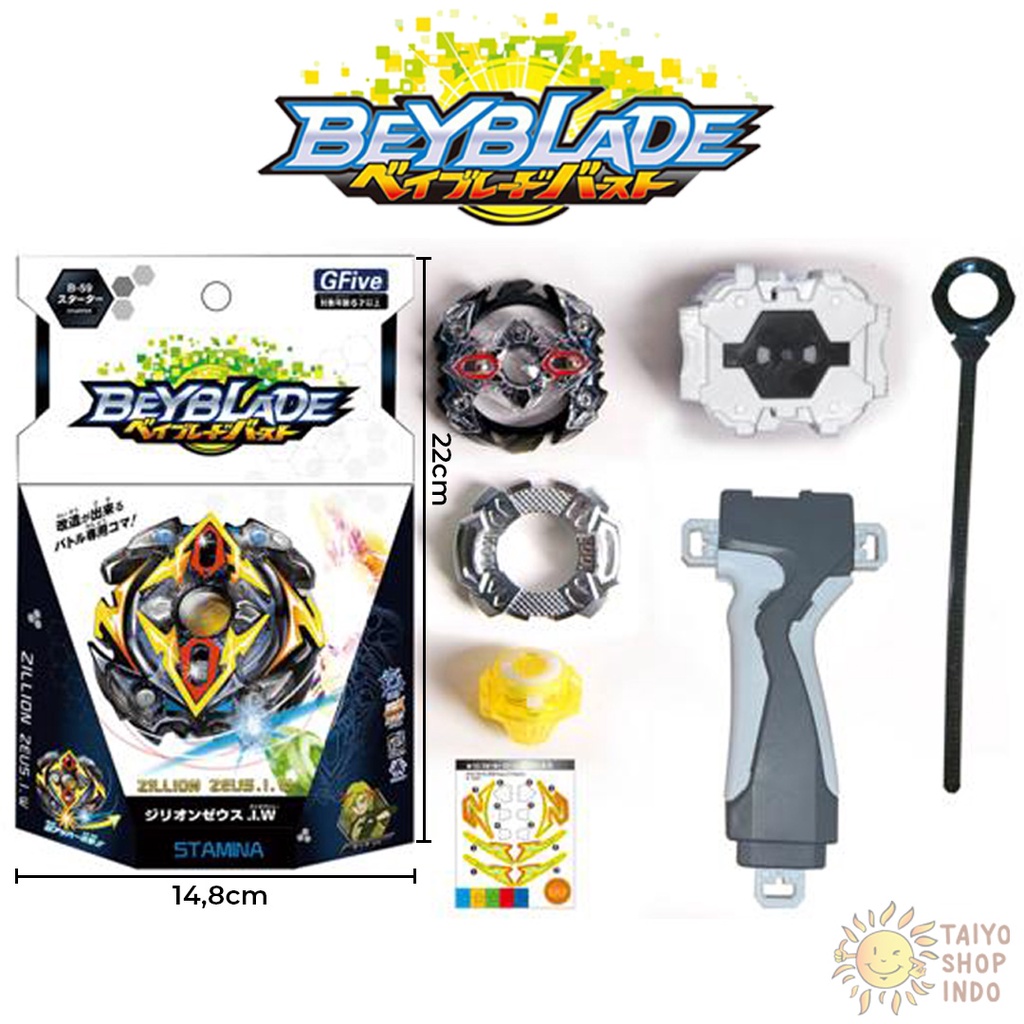 Jual TAIYO Mainan Anak Beyblade Burst Set Booster Starter Gangsing ...