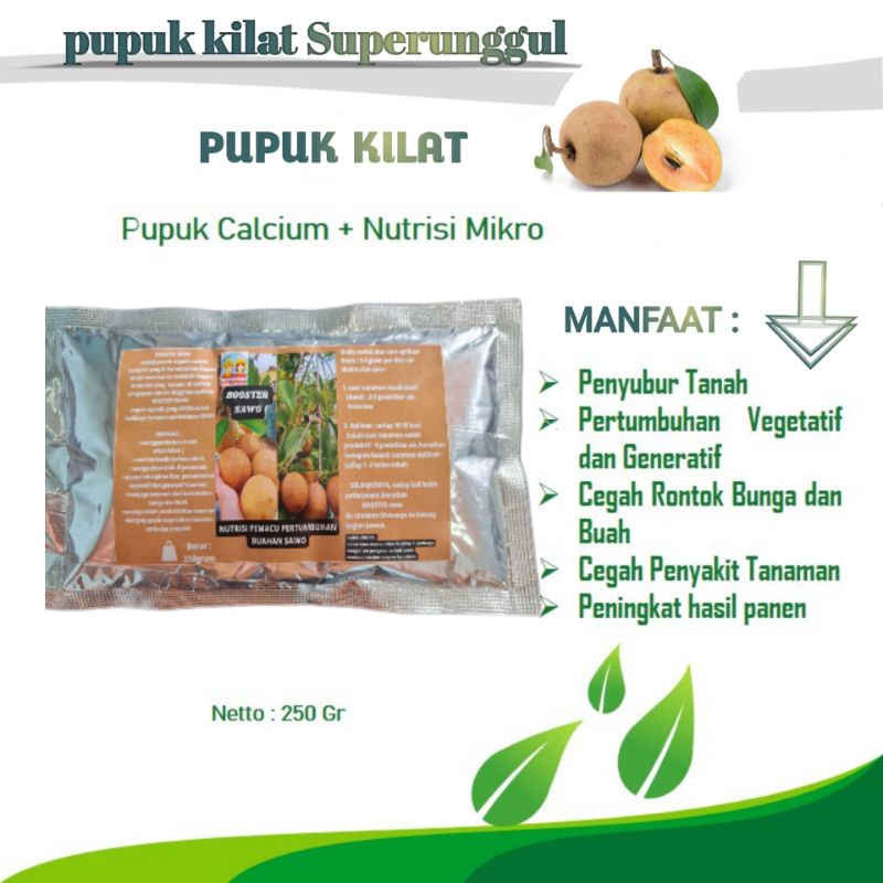 Jual Pupuk Booster Organik Pelebat Buah Sawo Dan Perangsang Agar Cepat Berbuah | Shopee Indonesia