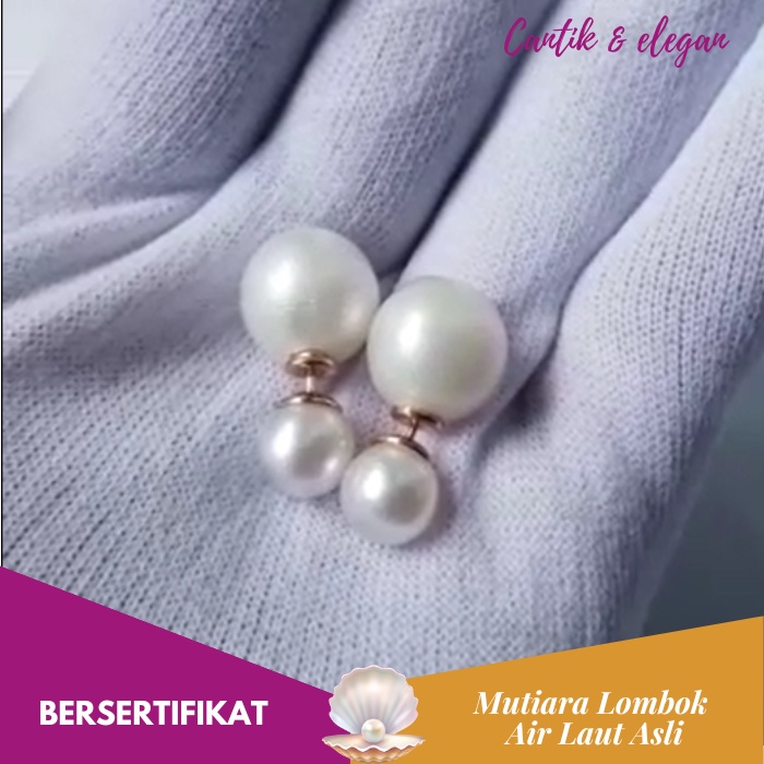 Jual Anting Mutiara Lombok Asli Air Laut Grade A Dan AAA Bersertifikat ...