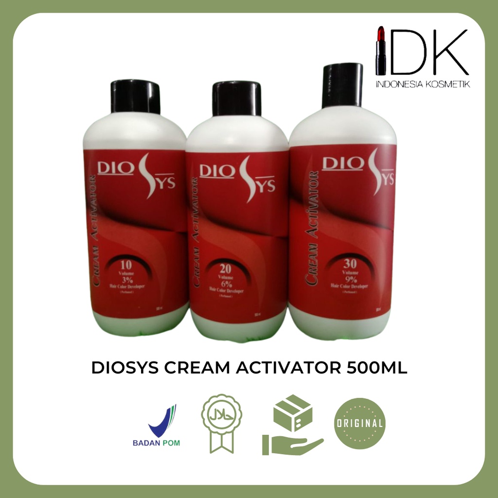 Jual DIOSYS CREAM ACTIVATOR 500ML DEVELOPER OXYDANT PEROXIDE CREAM ...