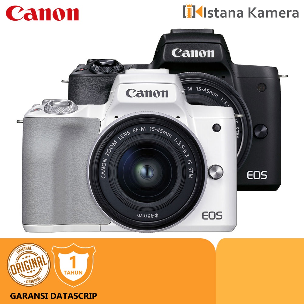 Jual Canon EOS M50 Mark II 15-45mm Lens Mirrorless Kamera - EOS M50 II ...