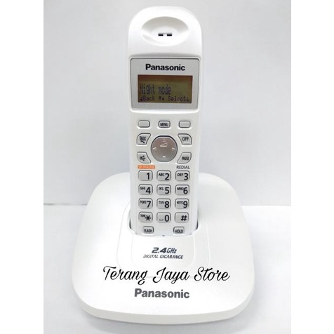 Jual Telepon Wireless Panasonic KX-TG3611 Wireless Phone 2.4Ghz (Putih) | Shopee Indonesia