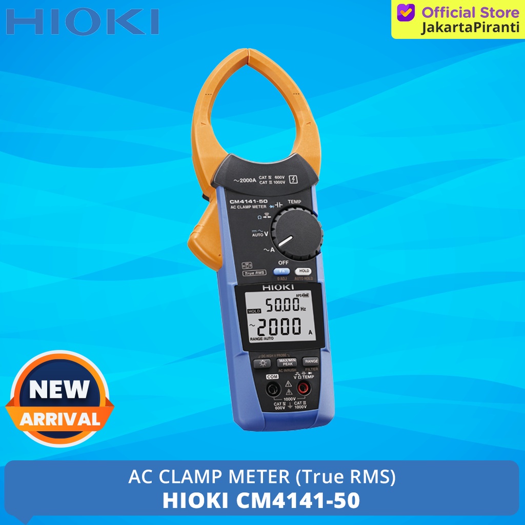 Jual Digital Tang Ampere AC Clamp Meter Hioki CM4141-50 Replacement ...
