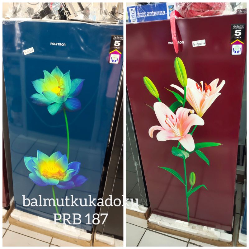 Jual KULKAS 1 PINTU 180 LITER PRB 189 PRB 187 LEMARI ES 1 PINTU PRB189 ...