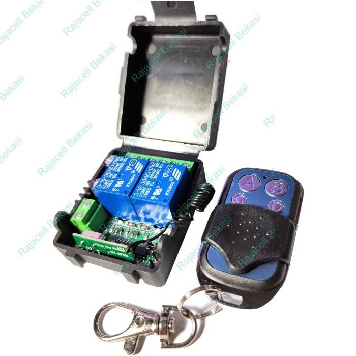 Jual Relay Module Remote Control 2Ch 12V Wireless Switch Rf 433Mhz ...
