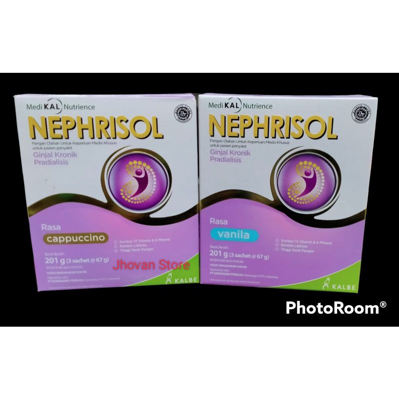 Jual NEPHRISOL 201g ( 3sachet @67g ) ~ Makanan enteral rendah protein ...