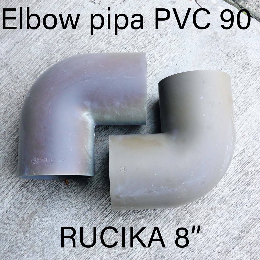Jual Fitting PVC Rucika CM Knie AW 8" - Elbow 8inch - knee 8 inch AW ...
